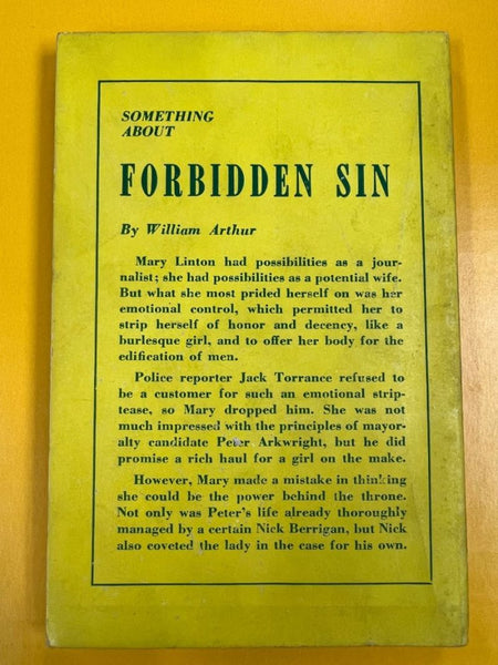 Century Book #120 Forbidden Sin F+ – GA Collectibles